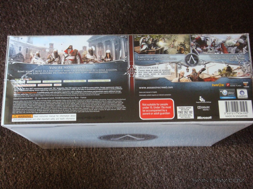 Assassins Creed: Brotherhood – Codex Edition Unboxing | Saint-ism ...
