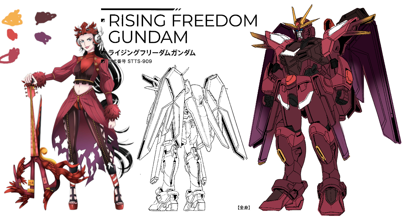 Rising Freedom Wip 2 Saint Ism Gaming Gunpla Digital Art