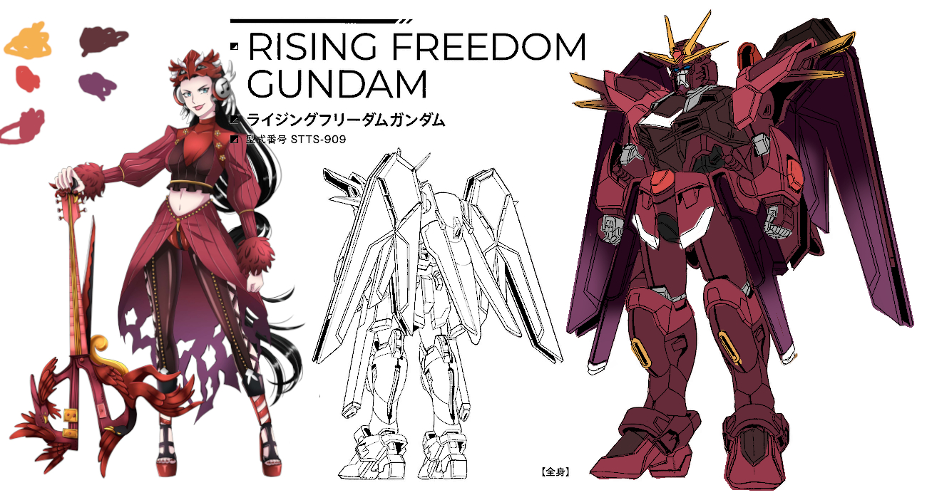 Rising Freedom WIP #3 | Saint-ism – Gaming, Gunpla, Digital Art